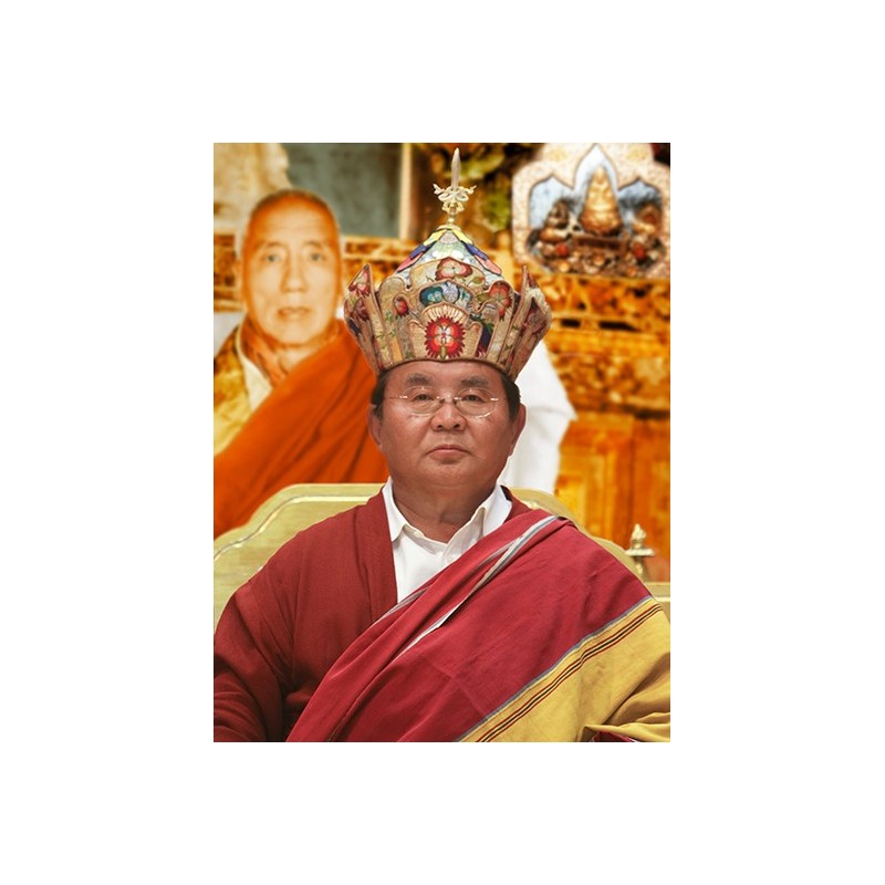 Sogyal Rinpoche with Lotus Crown