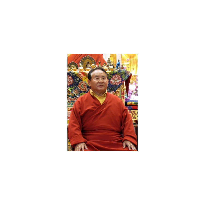 Sogyal Rinpoche sitting Lerab Ling